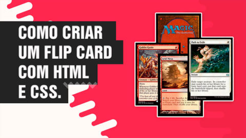 Como criar Flip Card com Html e Css 🃏[ Aprenda agora ]